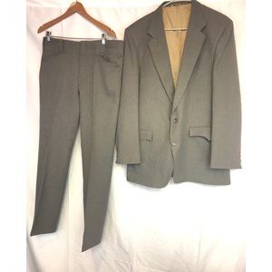 Circle S | Suits & Blazers | Circle S 42l Gray Vtg Pinstripe Western ...